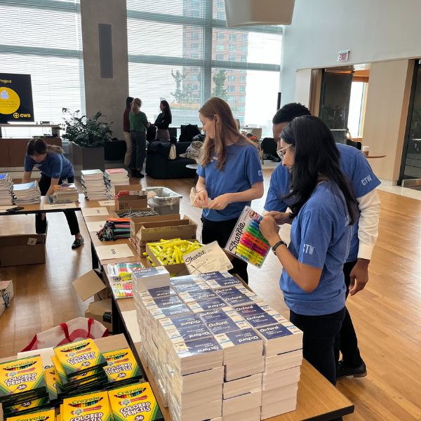 CWS Participates in a Backpack Event for The Unaccompanied Minor ...