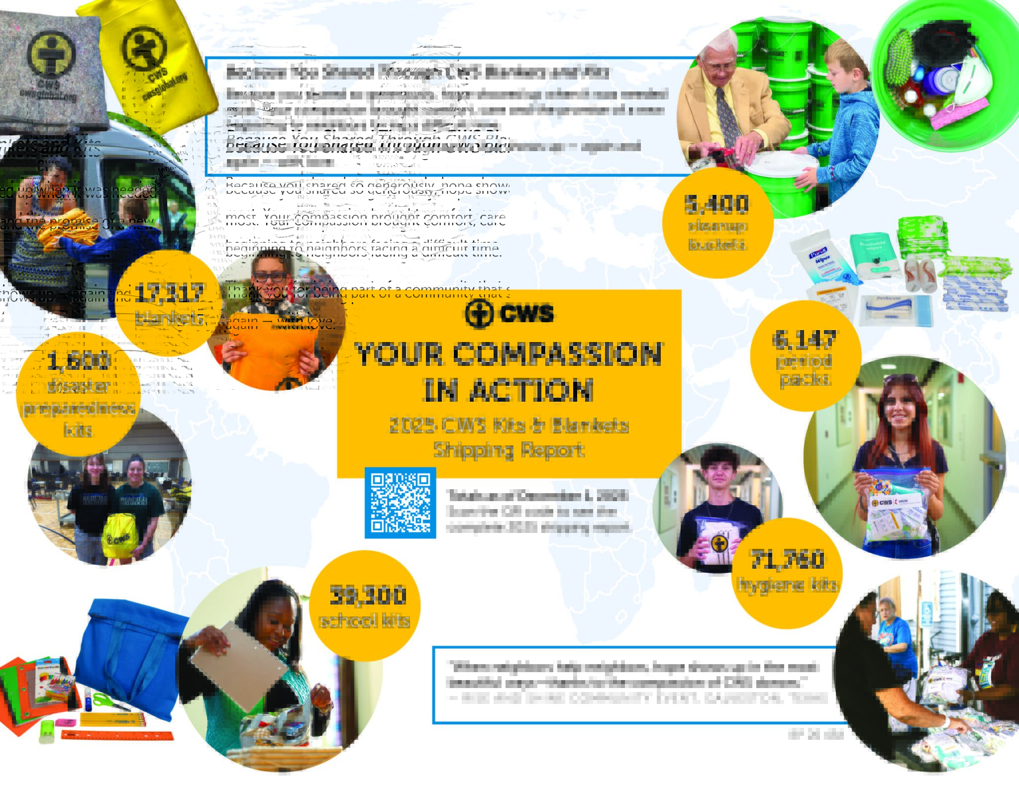 Ending 2025 with Hope: Your Impact Through CWS Kits and Blankets | CWS